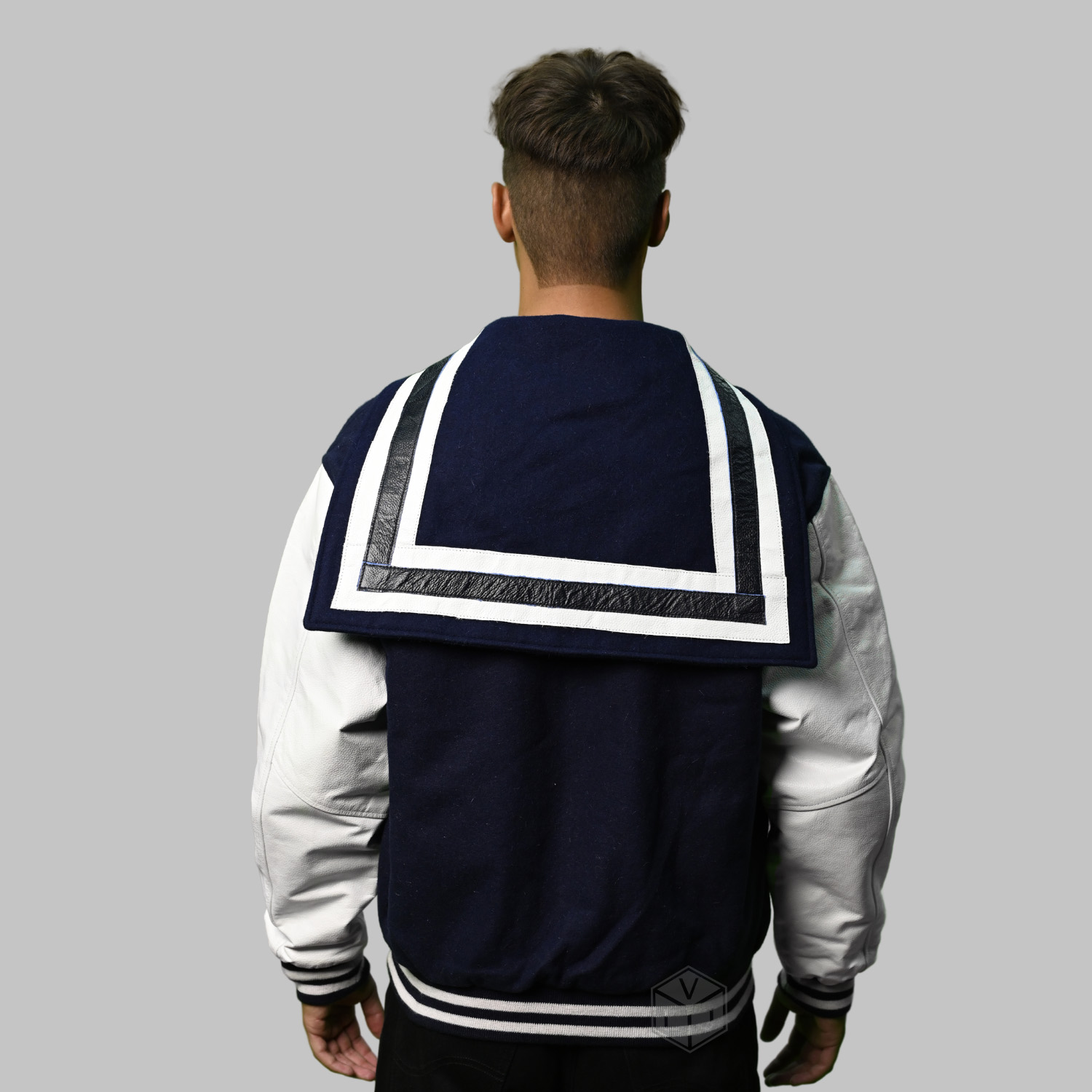 Letterman Jacket Sailor Collar - Letterman Varsity Jackets