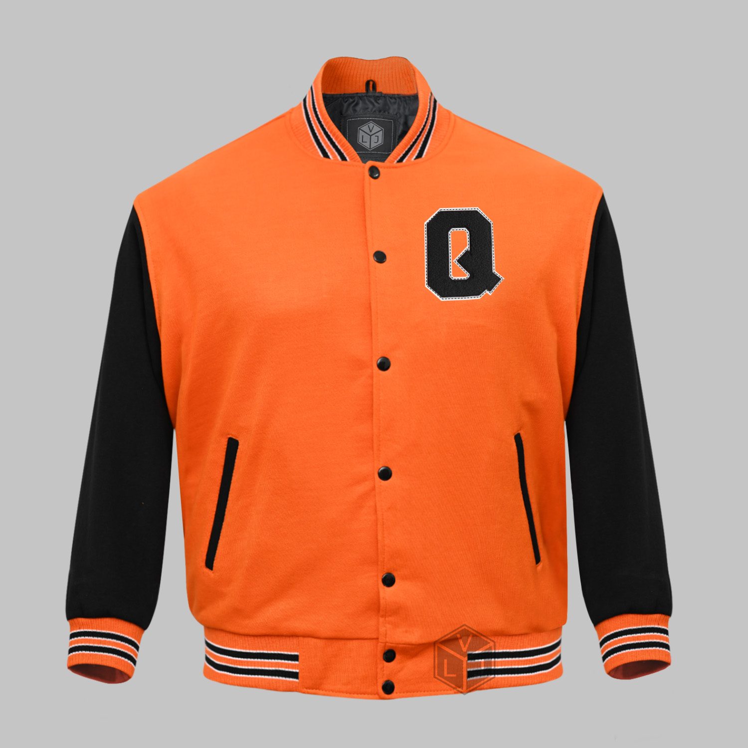 Custom Orange Varsity Jackets - Letterman Varsity Jackets